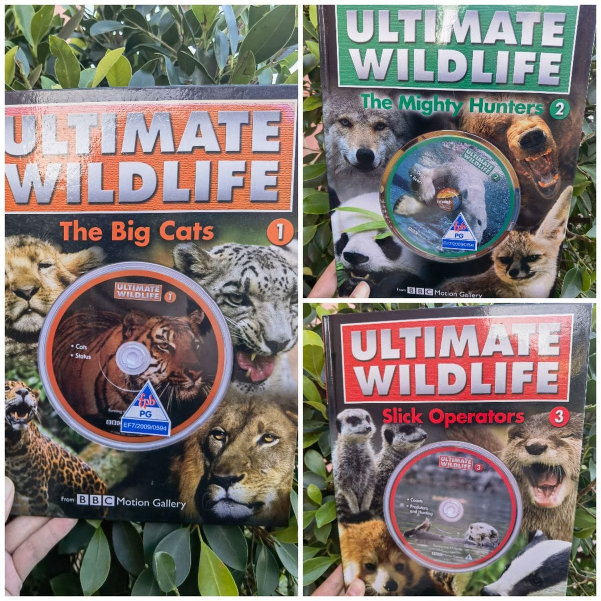 Ultimate Wildlife - 1,2 And 3 With DVD's