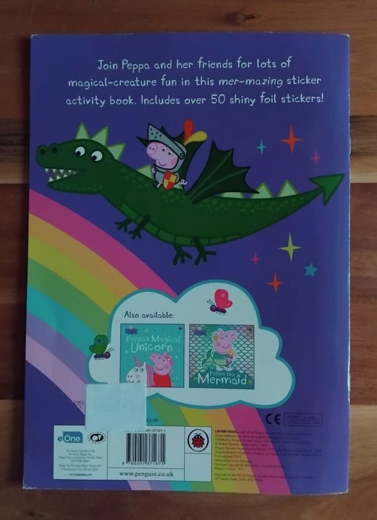 Peppa Pig Sticker Activity Book - Mermaids, Unicorns & Dragons