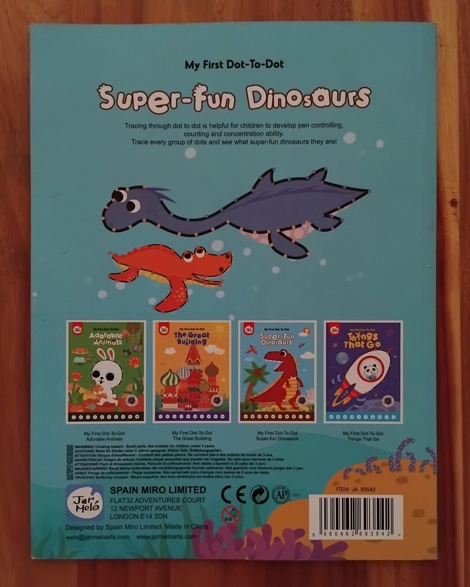 My First Dot-to-dot Book: Super Fun Dinosaurs