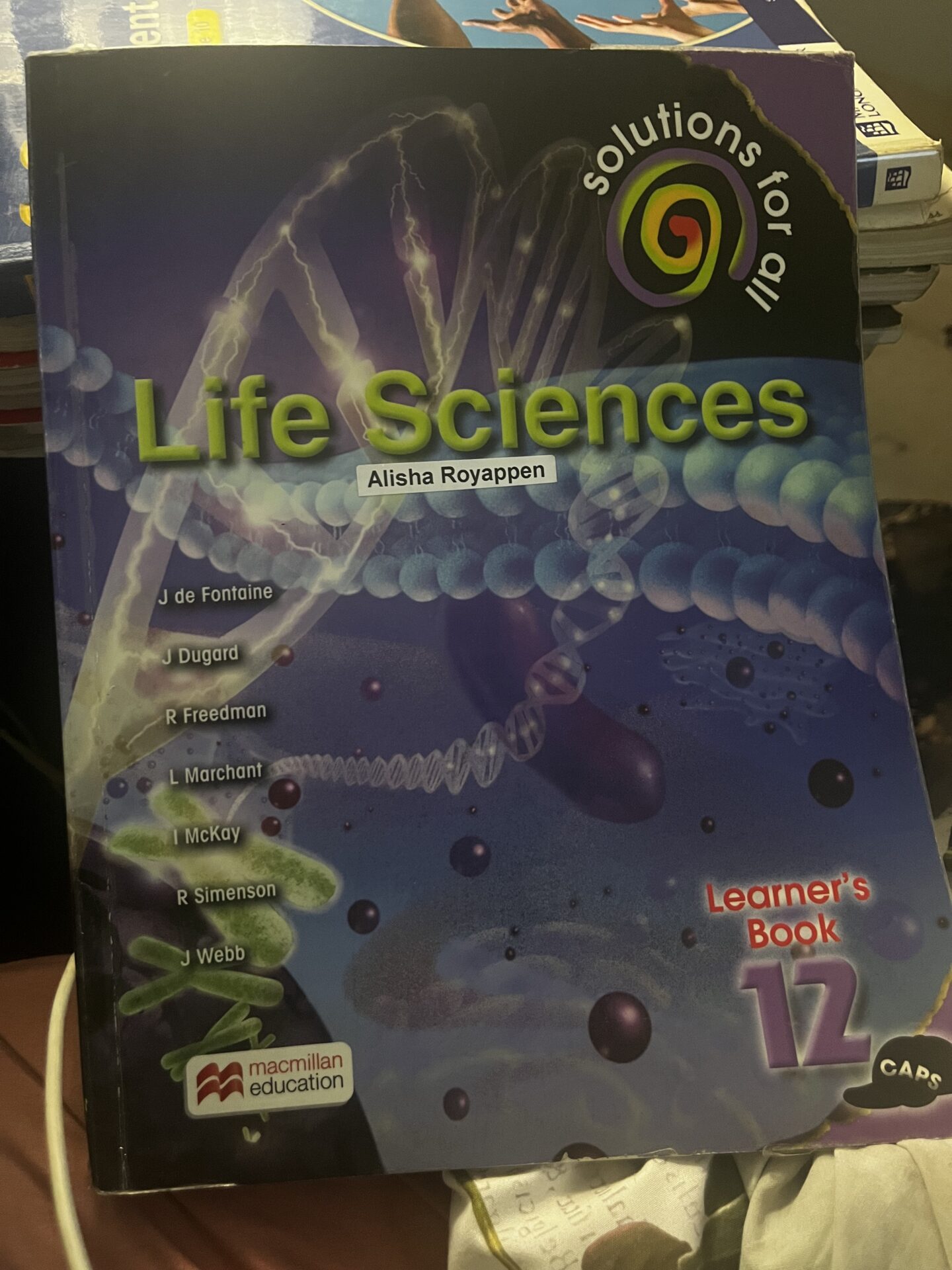 Solutions For All Life Sciences Grade 12 Learner’s Book
