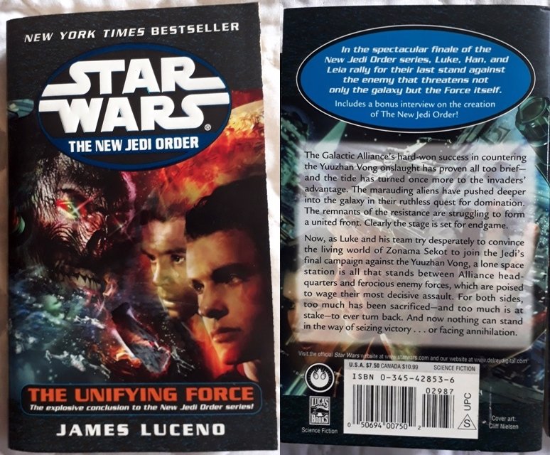 NJO#19: The Unifying Force - James Luceno (Star Wars)