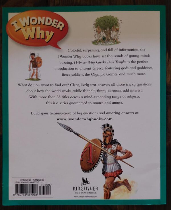 I Wonder Why Greeks Built Temples - Fiona Macdonald