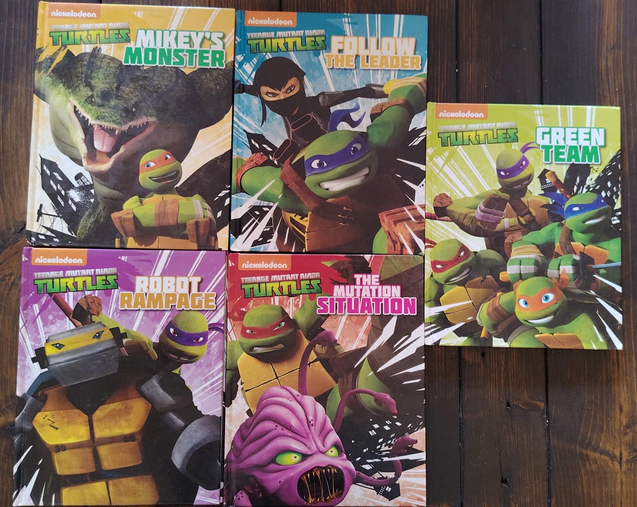 Teenage Mutant Ninja Turtles Book Set (5 Books)